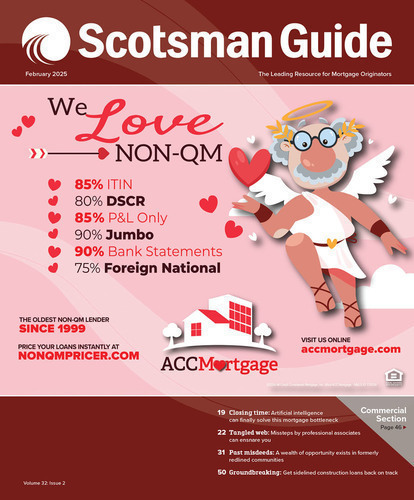 Scotsman Guide - February 2025 Edition Cover